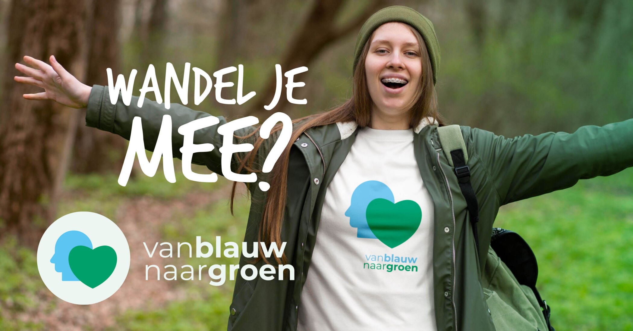 Van blauw naar groen | Wandelcoaches.nl